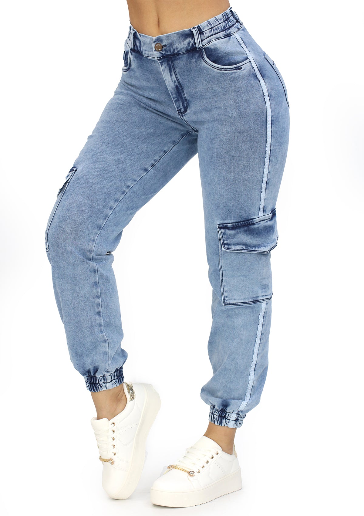 MRP21227 Jogger Jeans (Cargo) by Maripily Rivera – Pompis Stores