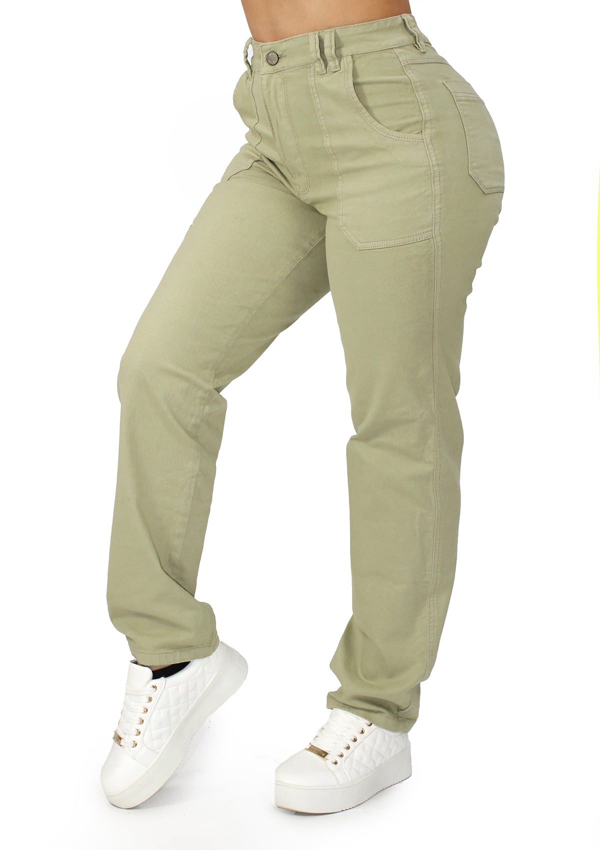 MRP21294 Slim Fit Cargo Jean by Maripily Rivera – Pompis Stores
