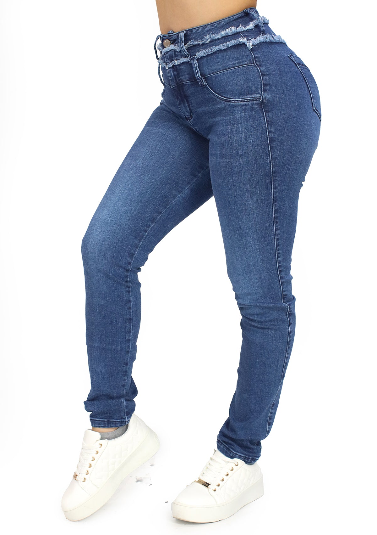MRP21310 Slim Fit Cargo Jean by Maripily Rivera – Pompis Stores